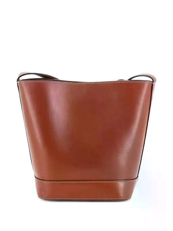 Celine Cuir Triomphe Leather Small Bucket Bag