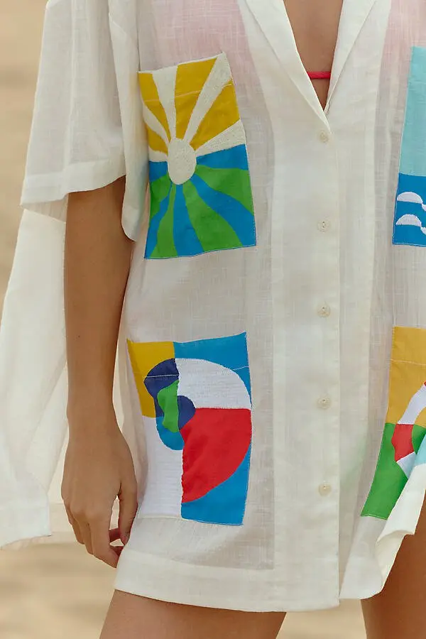 CELANDINE Boxy Buttondown Shirt