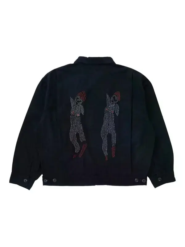 GLASS CYPRESS Zip-up Bomber Jacket