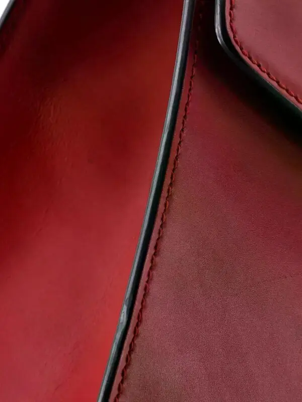 Gucci Sylvie Top Handle Medium Satchel - Red