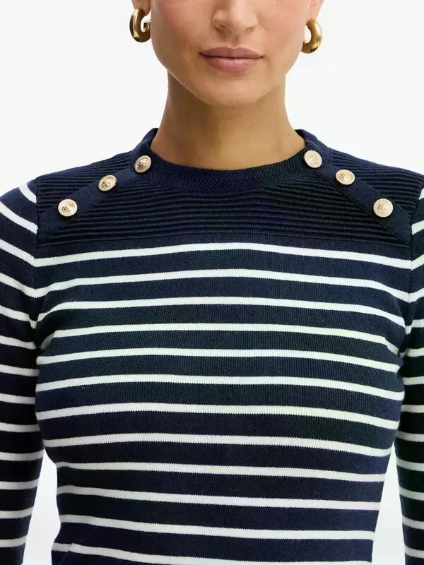 Guess Striped Pattern Sweater