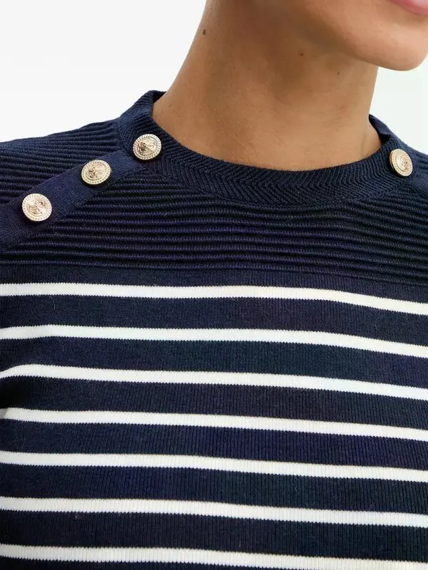 Guess Striped Pattern Sweater