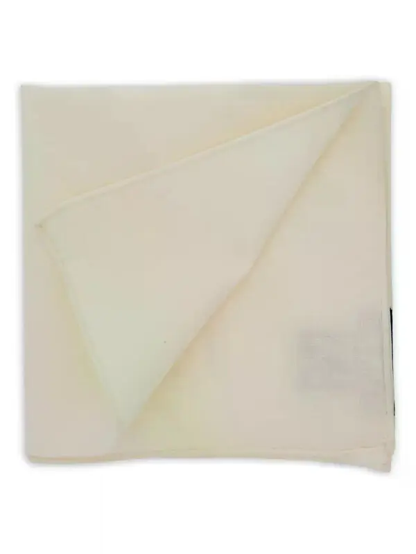 Emporio Armani Logo-patch Handkerchief - Neutrals