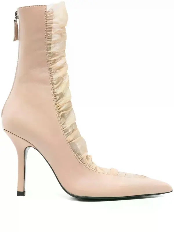 Patrizia Pepe 95mm Second-skin Ankle Boots