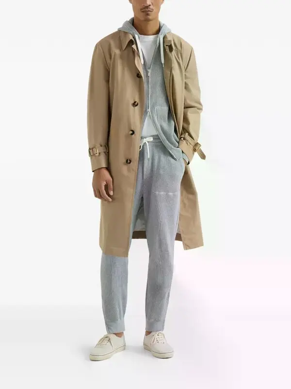 Brunello Cucinelli Cotton Zip-up Hoodie - Grey