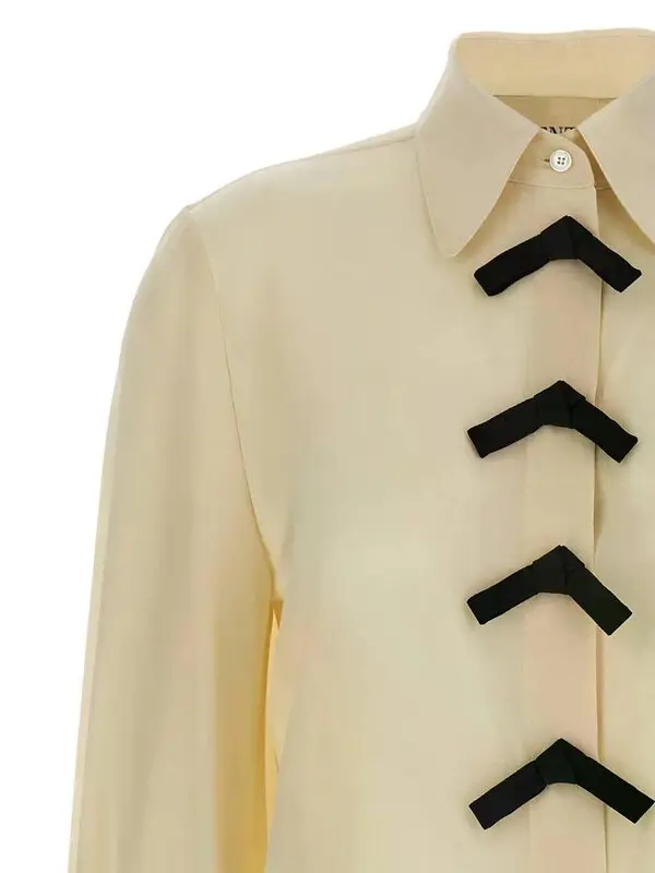 Valentino Garavani Bow Detail Shirt - Neutrals