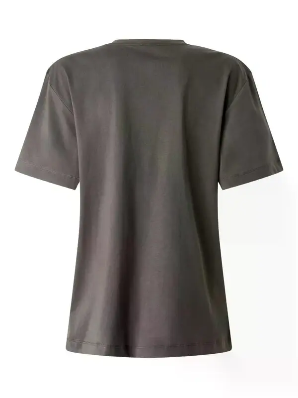 Pinko Embellished Crewneck T-shirt - Grey