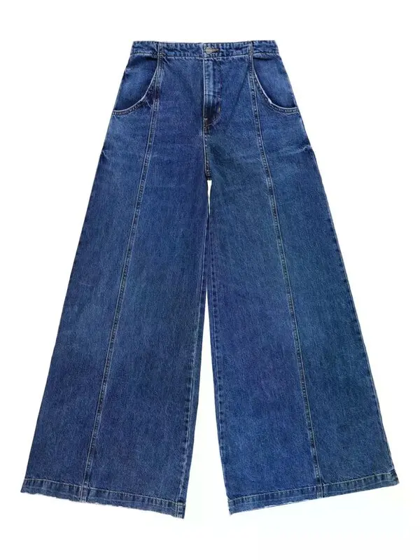 TWP Dancing In The Dark Wide Leg Jeans