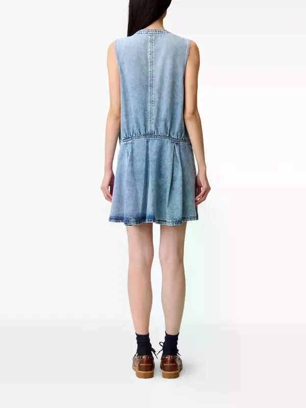 Claudie Pierlot Buttoned Denim Dress