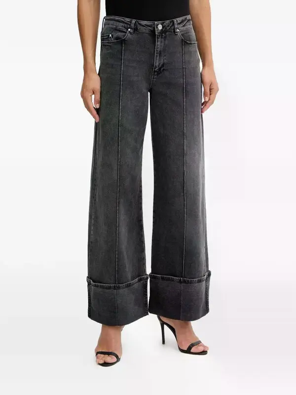 Karl Lagerfeld Cuffed Five-pocket Jeans