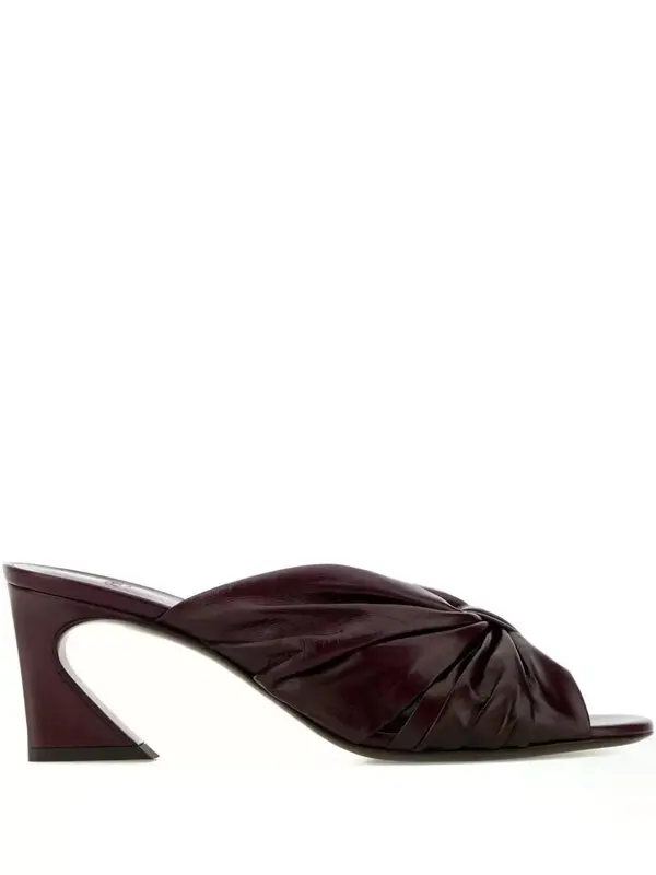 Fendi Arco Twisted Sandals - Red