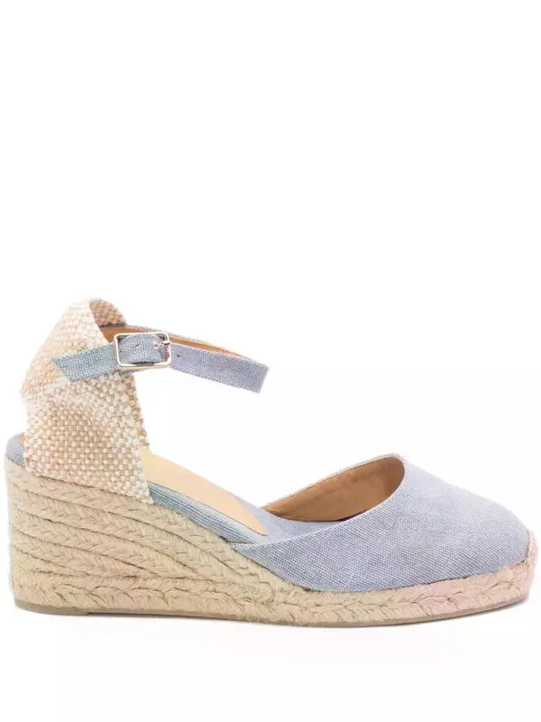 CastaÑer Ankle-strap Wedge Espadrilles - Blue