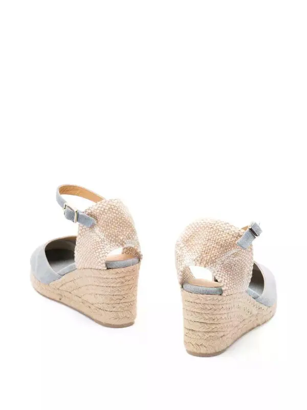 CastaÑer Ankle-strap Wedge Espadrilles - Blue