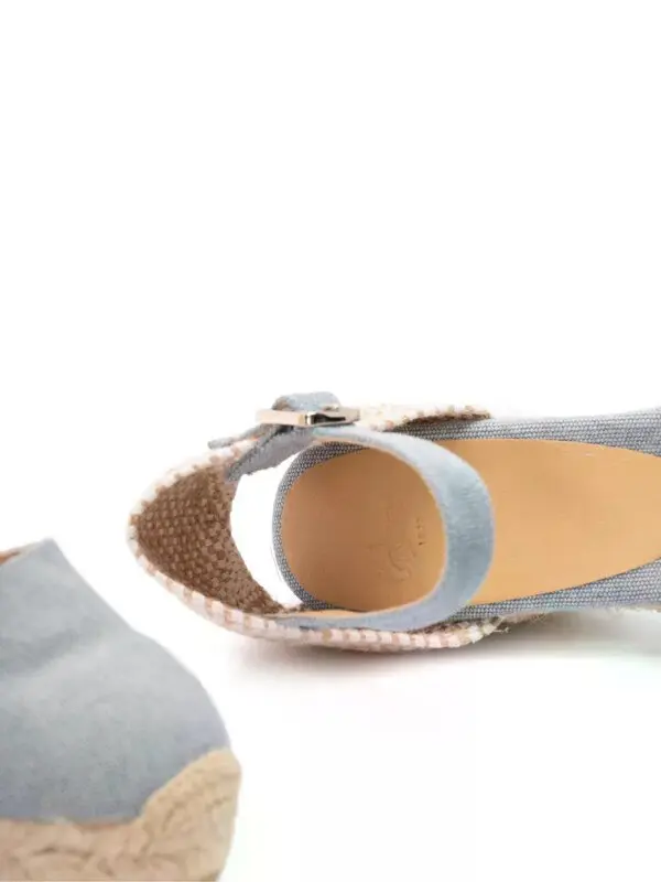 CastaÑer Ankle-strap Wedge Espadrilles - Blue