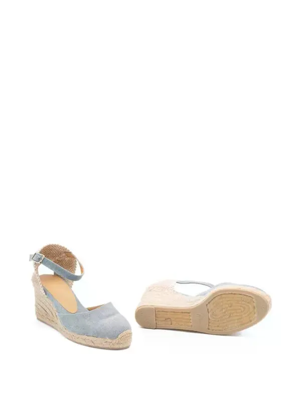 CastaÑer Ankle-strap Wedge Espadrilles - Blue