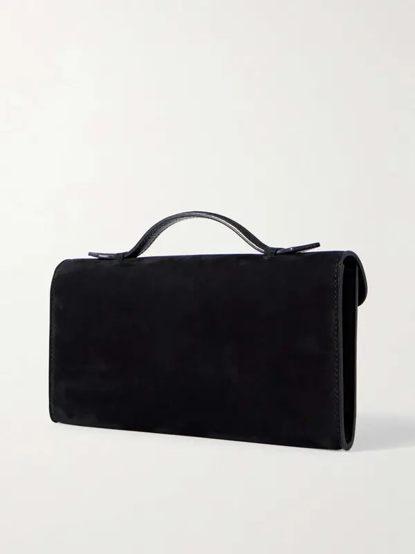 METIER Edge Nubuck Clutch - Black