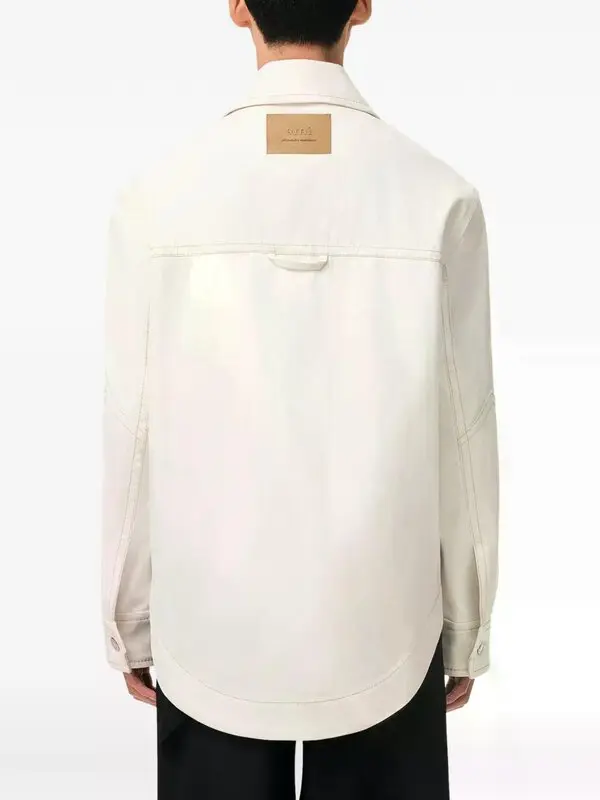 AMI Paris Oversize Cotton Canvas Worker Overshirt