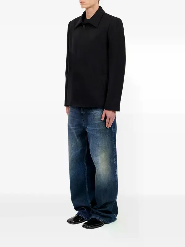 MAISON MARGIELA Frayed-hem Shirt Jacket