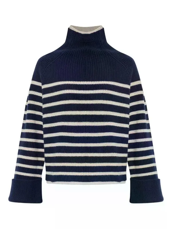 Rag & Bone Striped Roll-neck Sweater