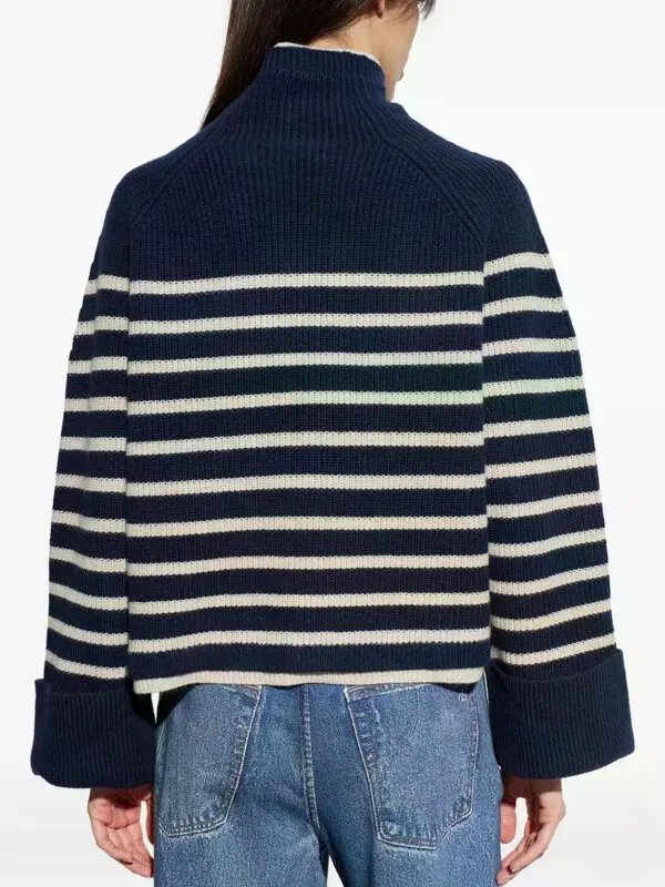 Rag & Bone Striped Roll-neck Sweater