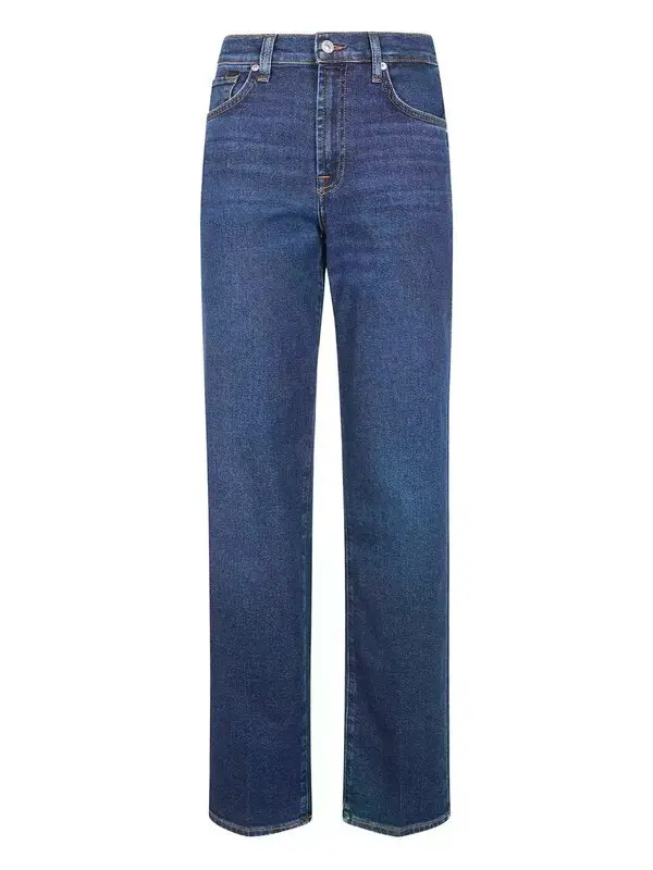 7 For All Mankind Five-pocket Straight Leg Jeans