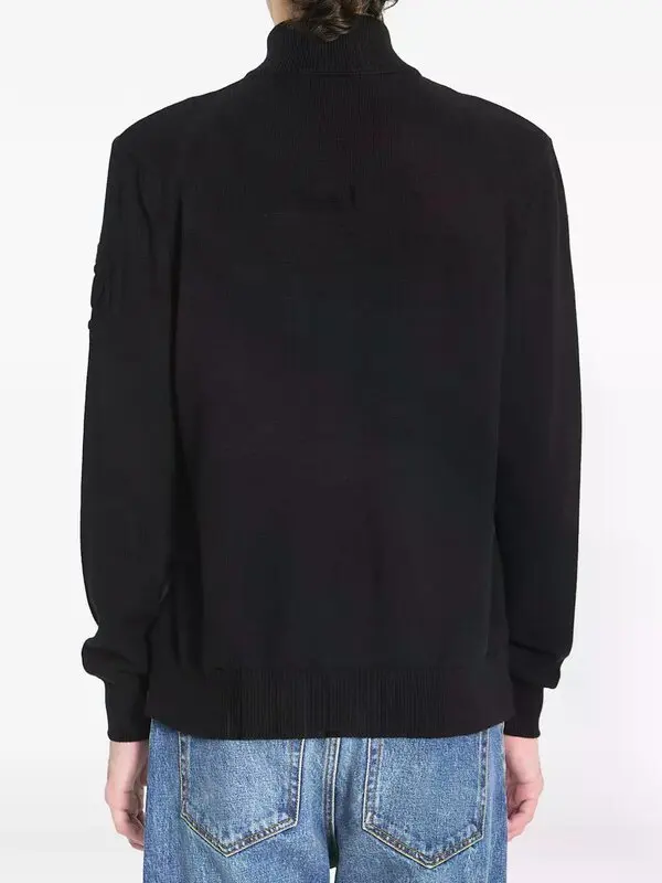 Moncler Padded Zip-up Cardigan - Black