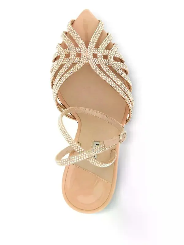 LE SILLA Embrace Divina Ankle-strap Sandals - Neutrals