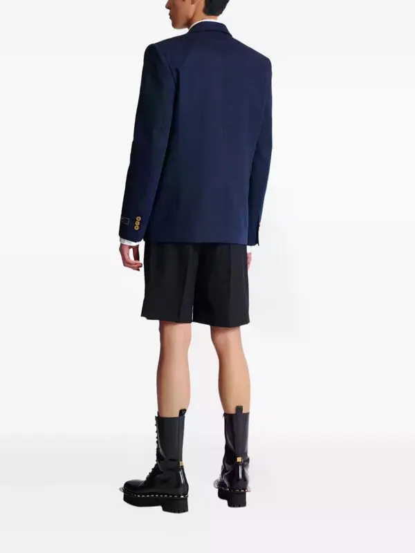 Balmain Twill Two-button Blazer