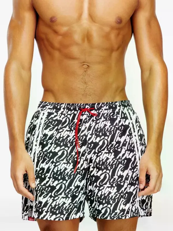 DIESEL® Side-stripe Swim Short