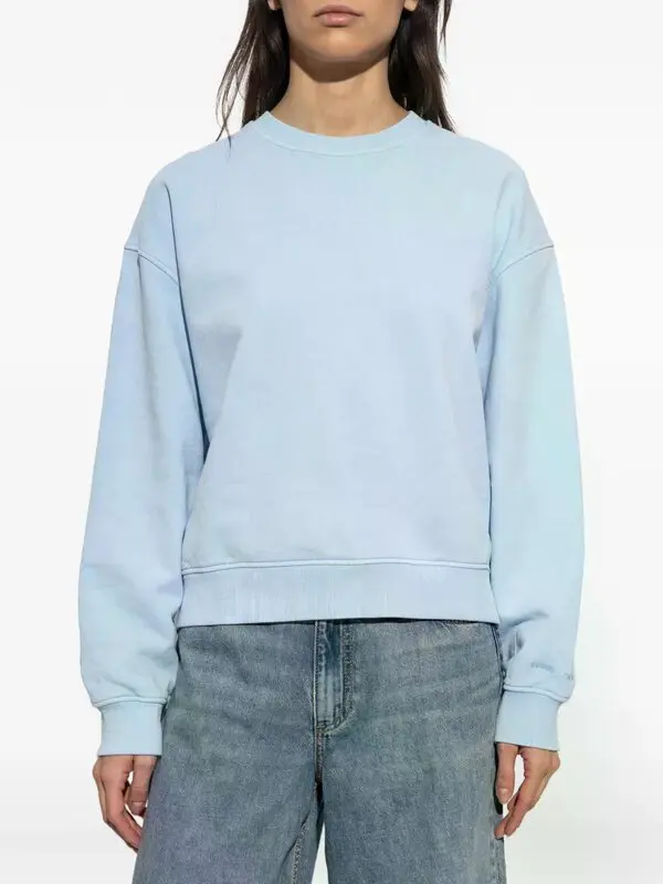 SAMSOE SAMSOE Crew-neck Sweatshirt - Blue