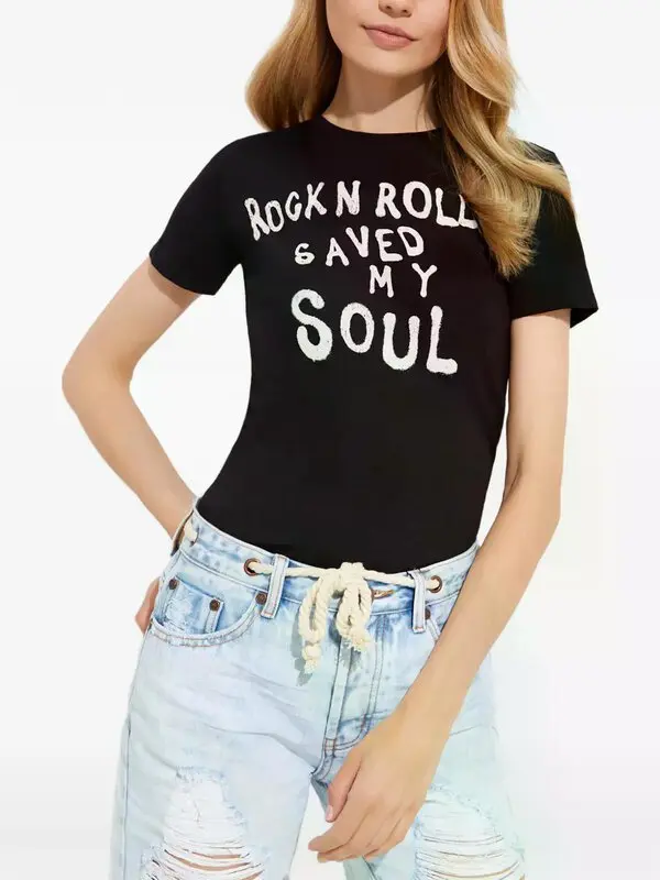 ONETEASPOON Fitted Printed Cotton T-shirt