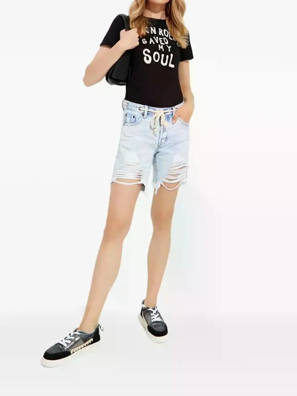 ONETEASPOON Fitted Printed Cotton T-shirt