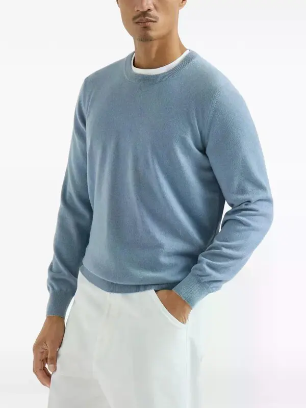 Brunello Cucinelli Crew-neck Sweater - Blue