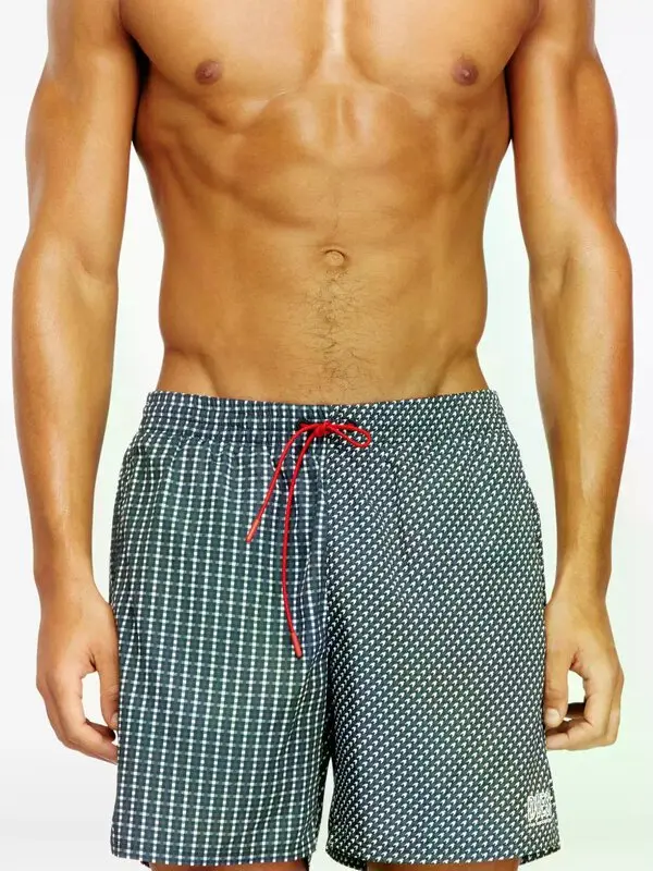 DIESEL® Patterned Swim Shorts