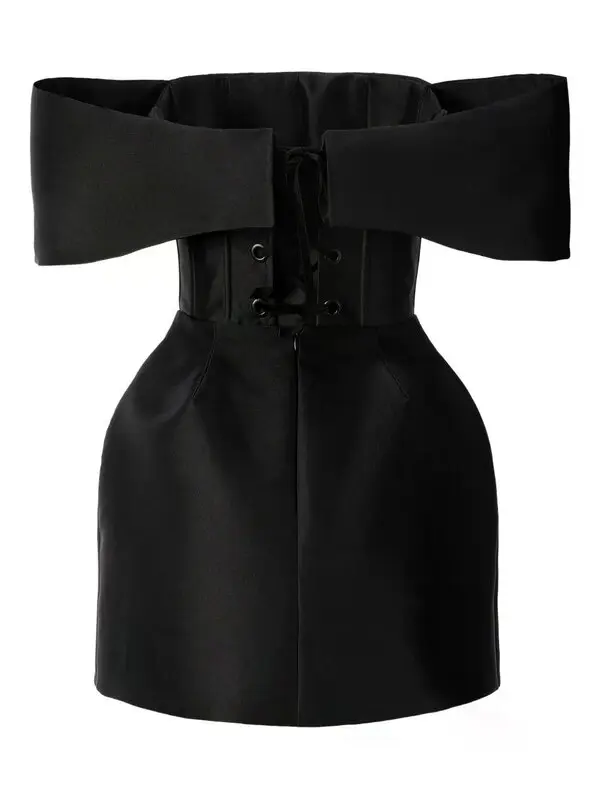 ARAFTU Off-shoulder Corset Mini Dress