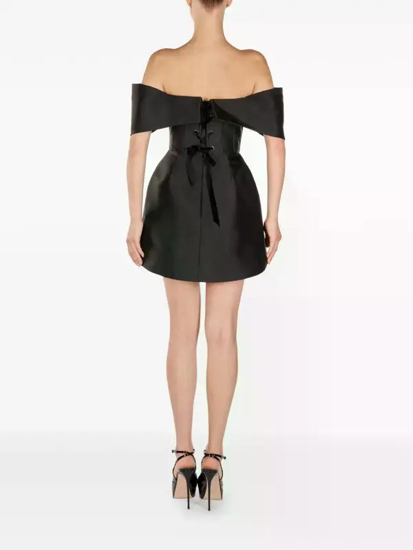 ARAFTU Off-shoulder Corset Mini Dress