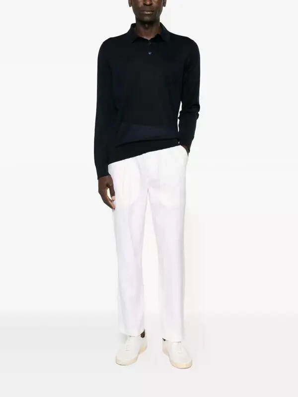 Brunello Cucinelli Long-sleeve Polo Shirt