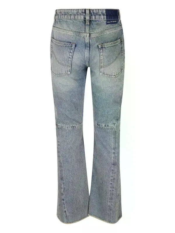 Stella McCartney Mid-rise Kick-flare Jeans With Charm Detail