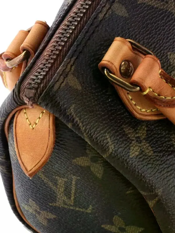 LOUIS VUITTON Speedy Mini Hl Handbag Monogram Canvas Satchel - Brown