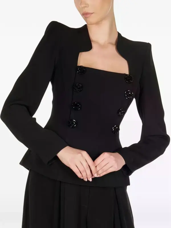 ARAFTU Button-embellished Straight Jumpsuit