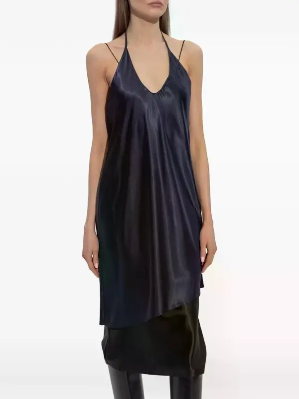 Vetements Asymmetric Halterneck Midi Dress