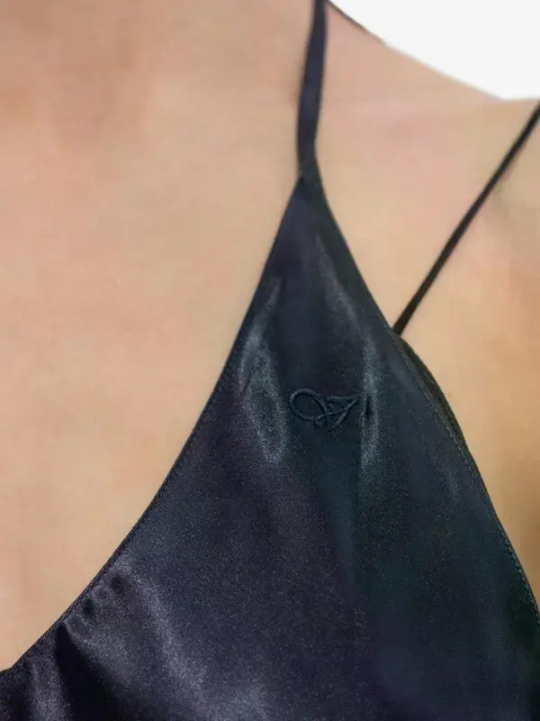 Vetements Asymmetric Halterneck Midi Dress