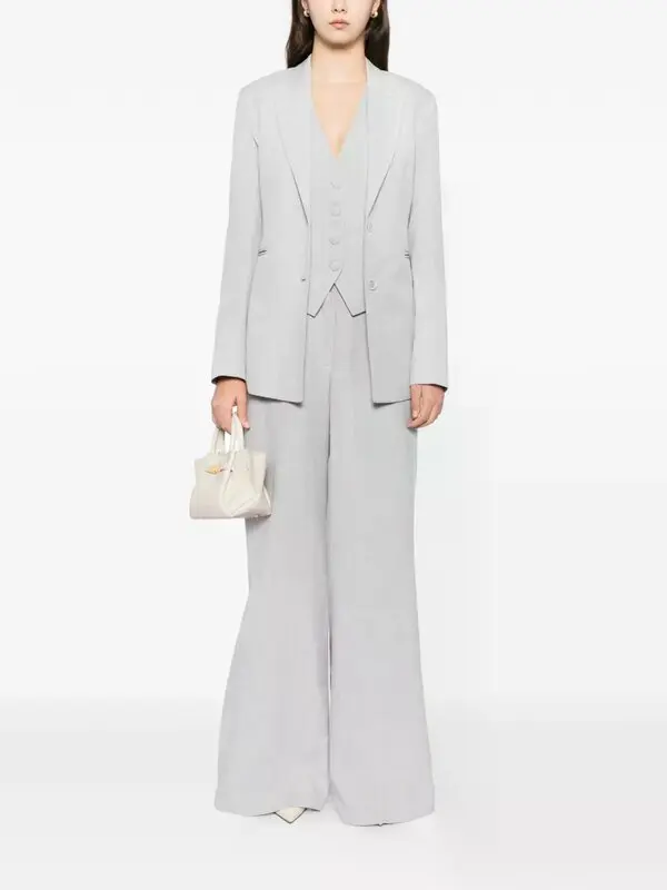 BLAKLACE Single-breasted Blazer - Grey