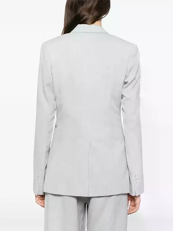BLAKLACE Single-breasted Blazer - Grey