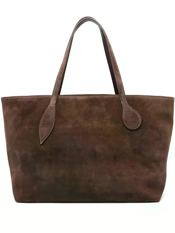 LIFFNER Mega Sprout Suede Tote Bag - Brown
