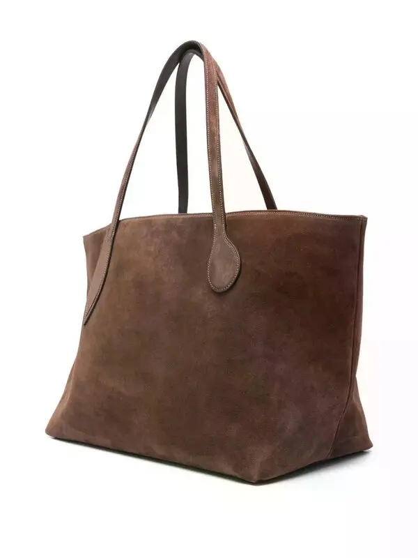 LIFFNER Mega Sprout Suede Tote Bag - Brown