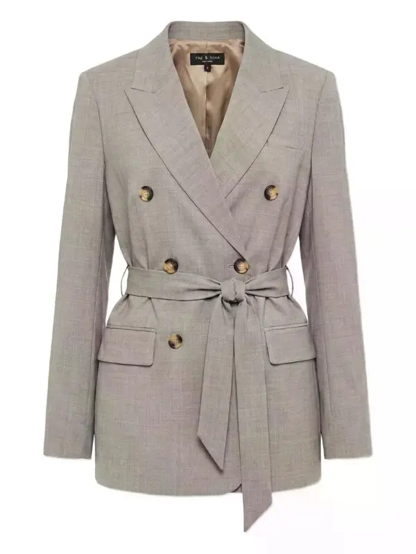 Rag & Bone Double-breasted Belted Jacket