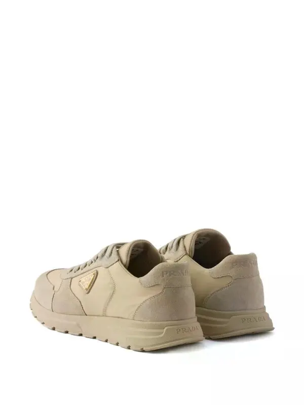 Prada Prax 2.0 Re-nylon Suede Sneakers - Neutrals