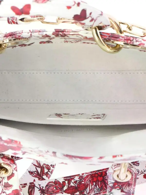 Dior Lady D-joy Printed Leather Small Satchel - Multicolour
