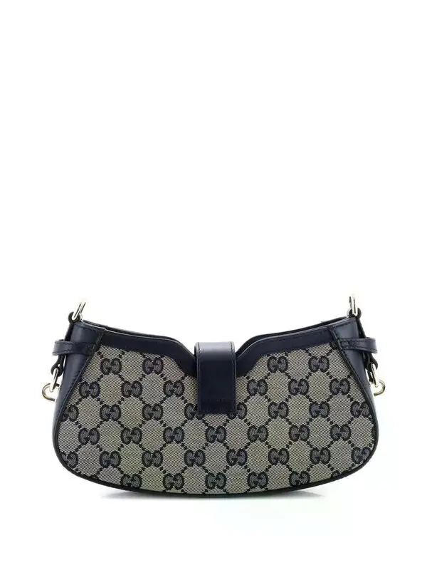 Gucci Gg Canvas Mini Shoulder Bag - Blue
